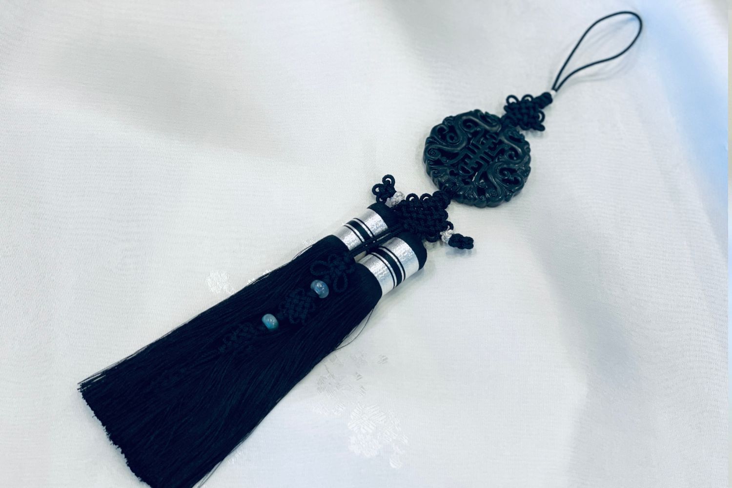 Cloud Norigae (Black) – LEEHWA WEDDING & HANBOK