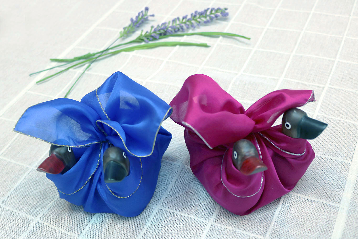 Silk Wrapped Korean Wedding Ducks – LEEHWA WEDDING & HANBOK