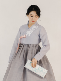 Gray Sumi Jeogori Jacket – LEEHWA WEDDING & HANBOK